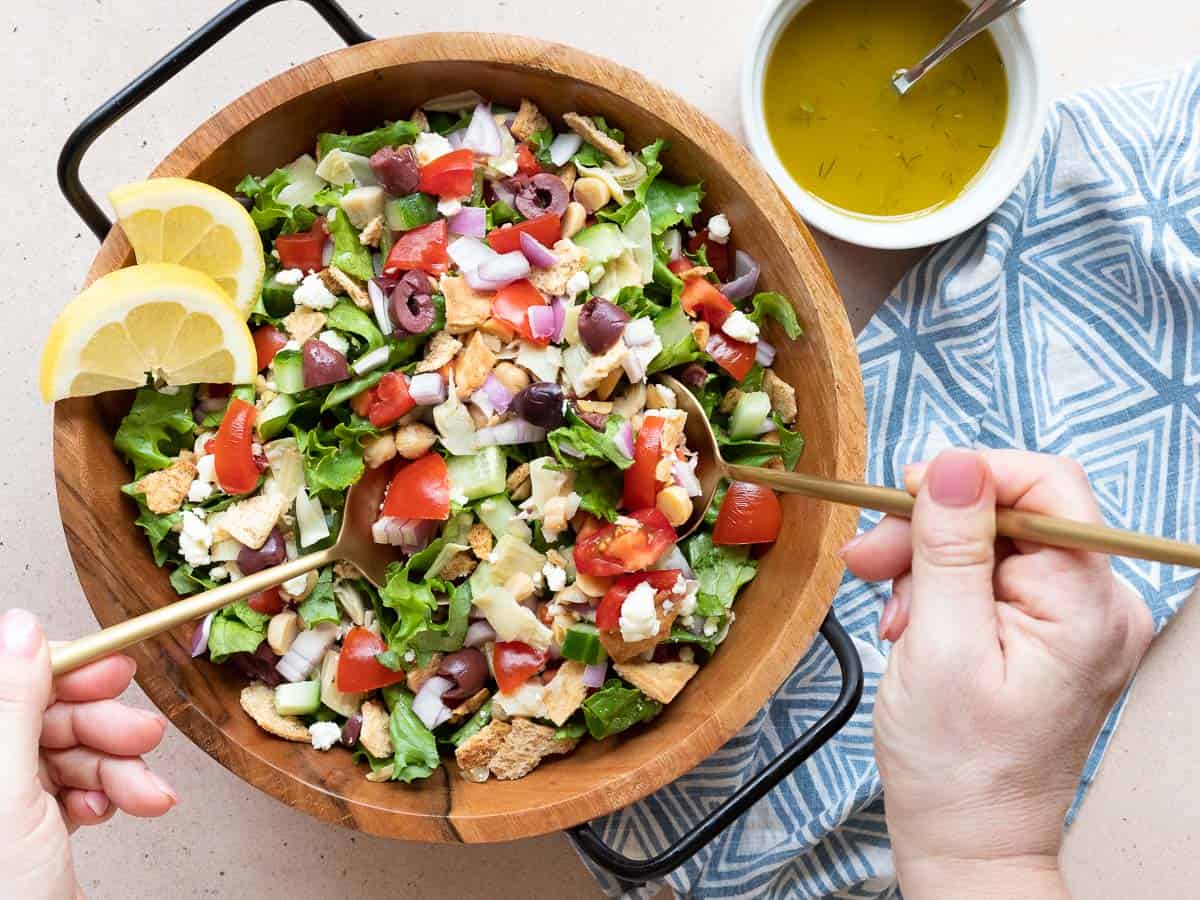 Loaded Greek Salad - Parsley & Parm