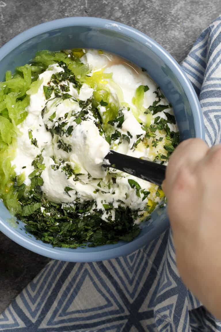 Greek 7-Layer Dip - Parsley & Parm