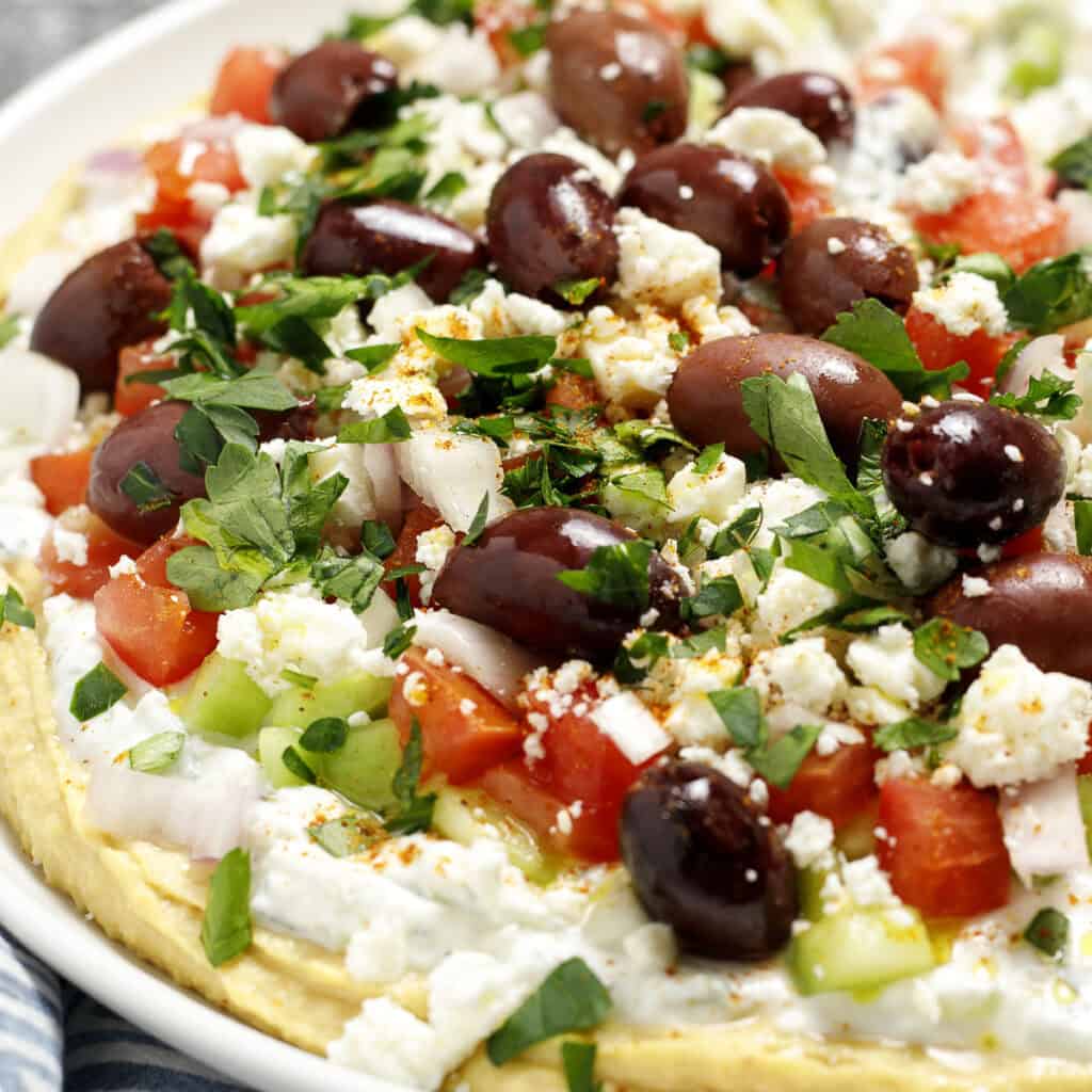 Greek 7-Layer Dip - Parsley & Parm