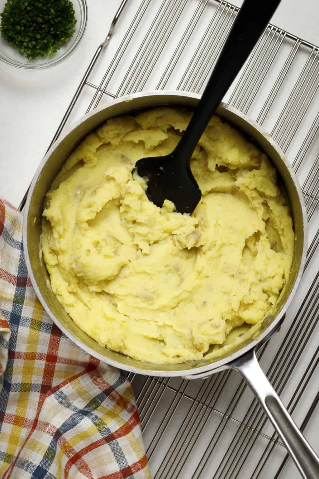 Parmesan Mashed Potatoes With Olive Oil - Parsley & Parm