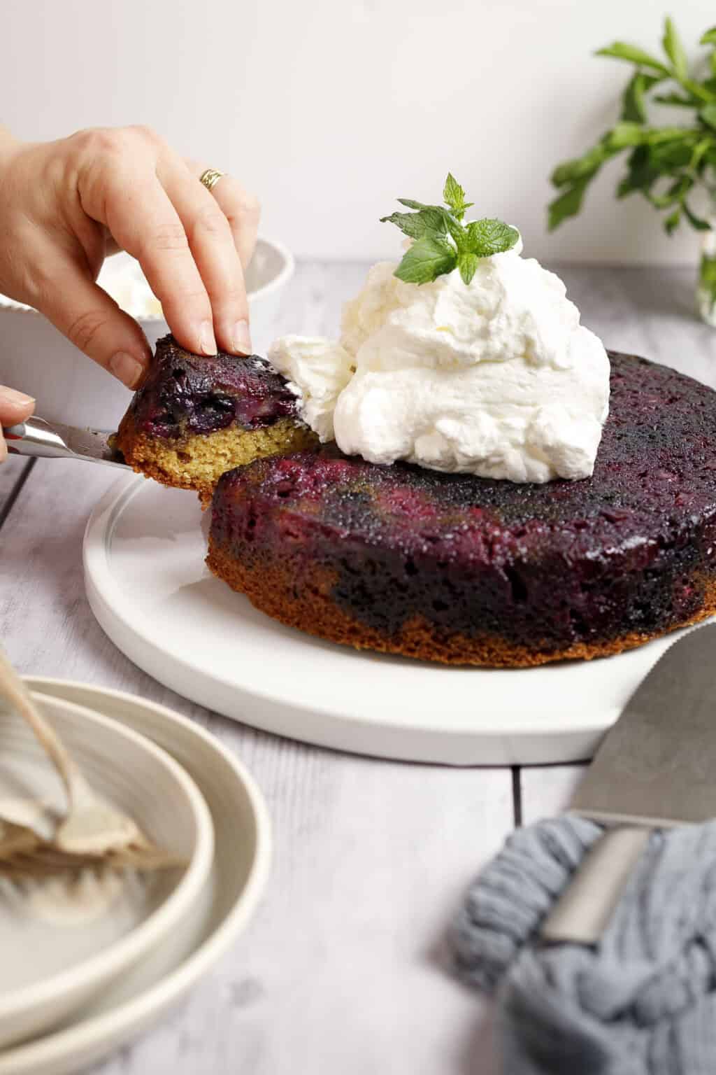 Blueberry Olive Oil Cake - Parsley & Parm
