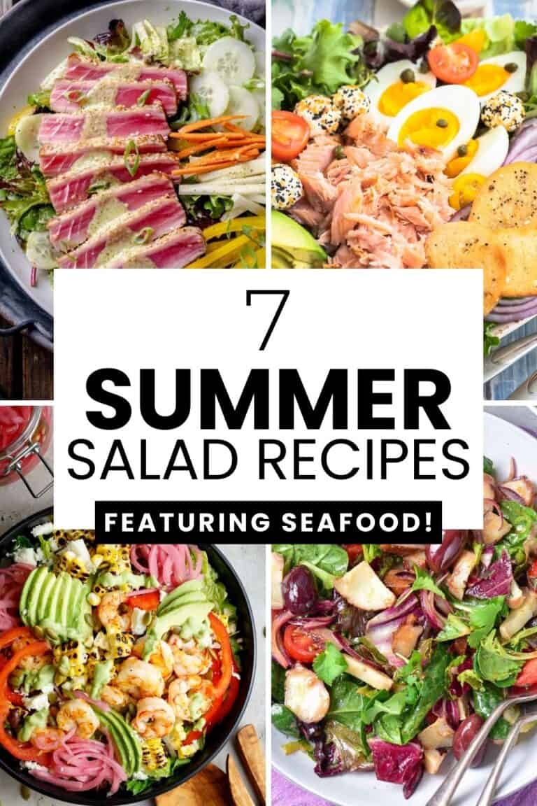 7 Amazing Summer Salad Recipes Featuring Seafood - Parsley & Parm